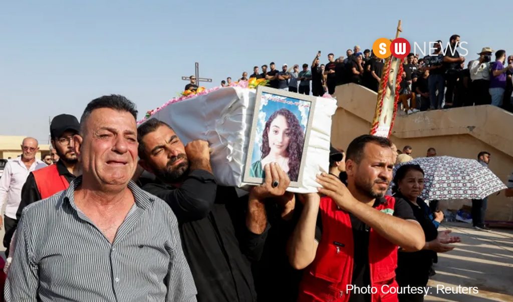 Iraq mourns the victims of deadly Mosul fire at wedding venue